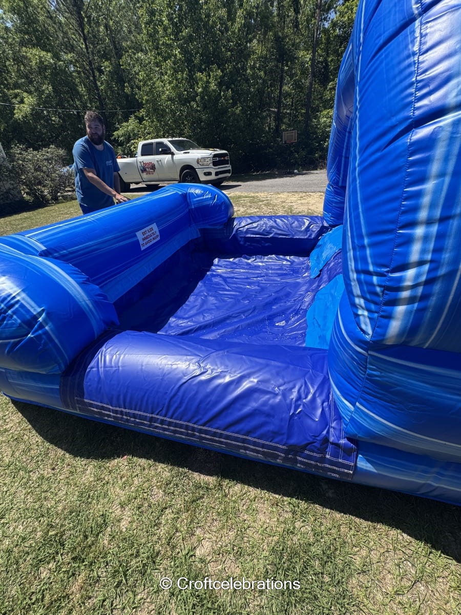 Double Lane Slip N Slide with pool - Hire in Lexington | Croftcelebrations