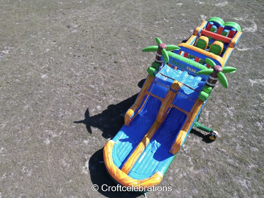 Dual Lane Wet/Dry Jungle Trek 48ft Obstacle Course - Hire in Lexington ...